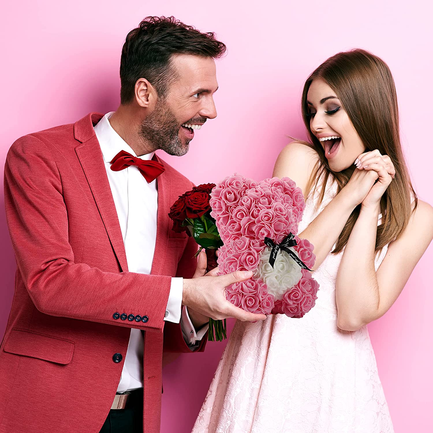Rose Bears For Valentine's Day – Real Rose Bear