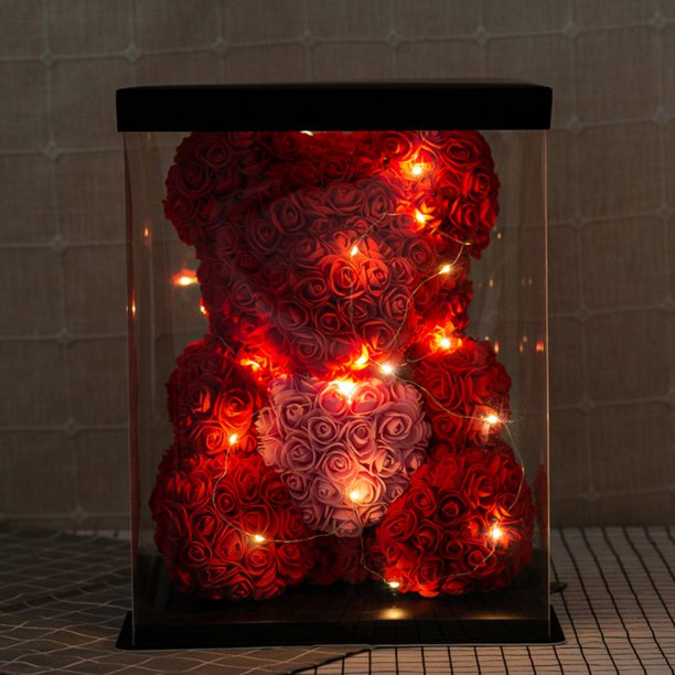 Rose Bear In Box – Real Rose Bear